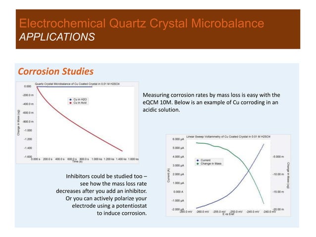 eQCM - Electrochemical Quartz Crystal Microbalance | PPTX | Chemistry ...