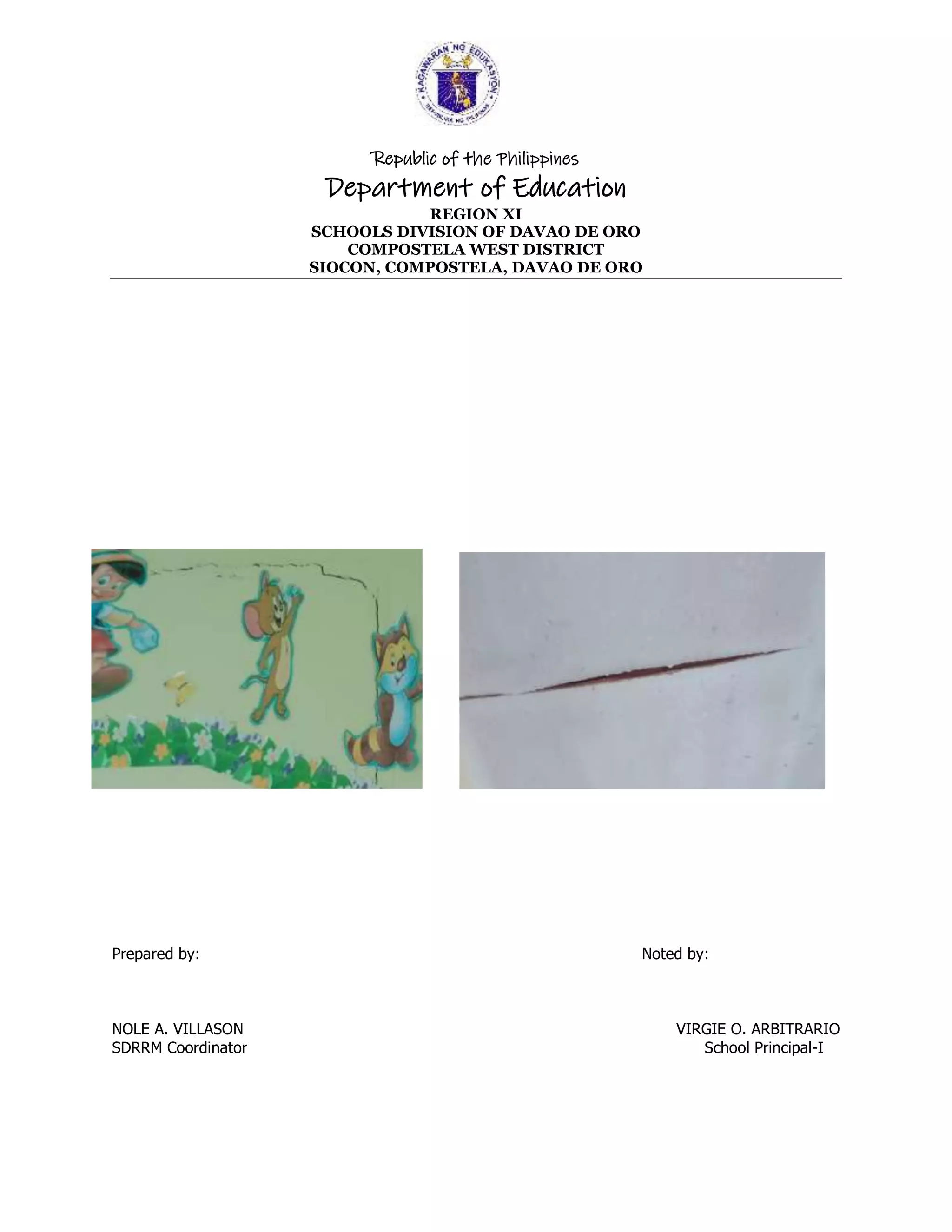 narrative report on earthquake | DOCX