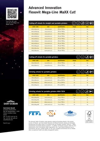 Esite Flexovit Mega-Line MaXX | PDF