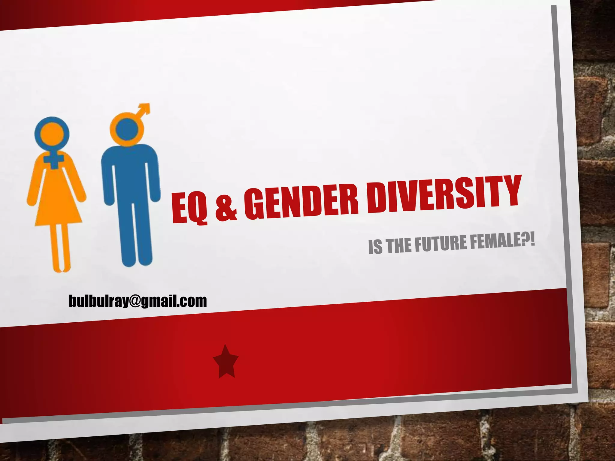Emotional Intelligence & gender diversity | PPT