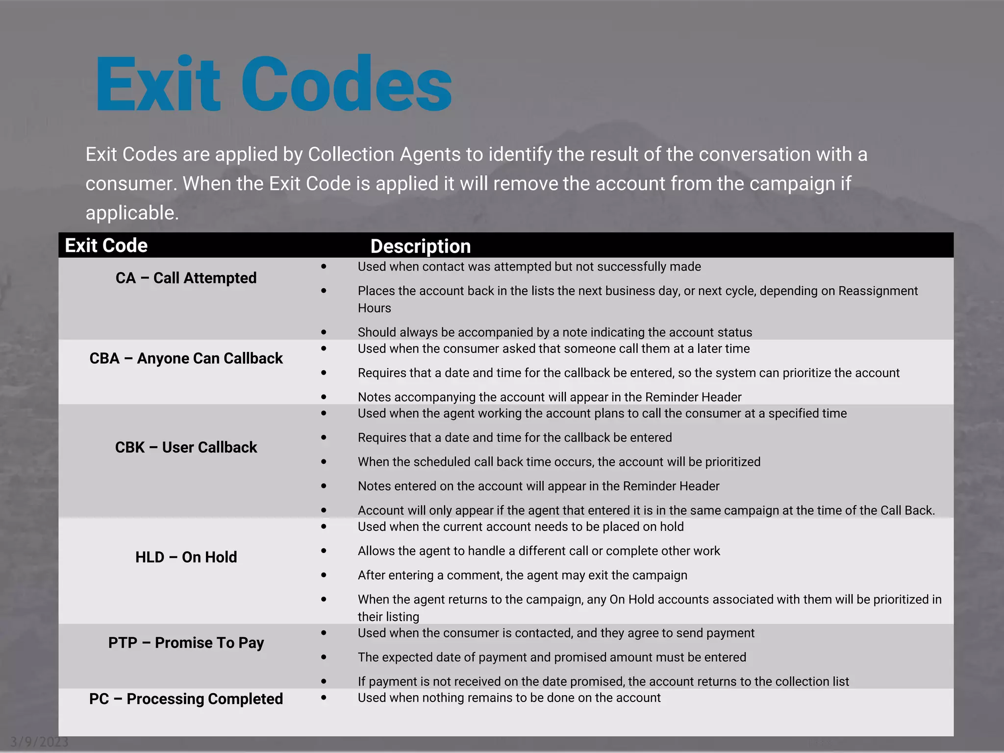 EQ Client Central System Codes | PDF