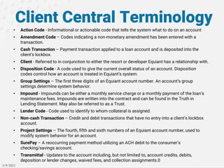 EQ Client Central System Codes | PDF