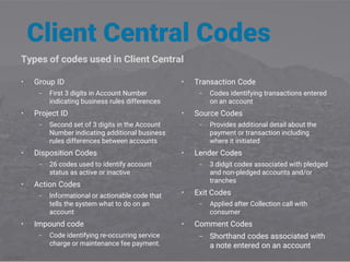 EQ Client Central System Codes | PDF