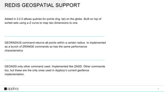 RedisConf17 - Geofencing using Redis Geospatial Queries | PPT