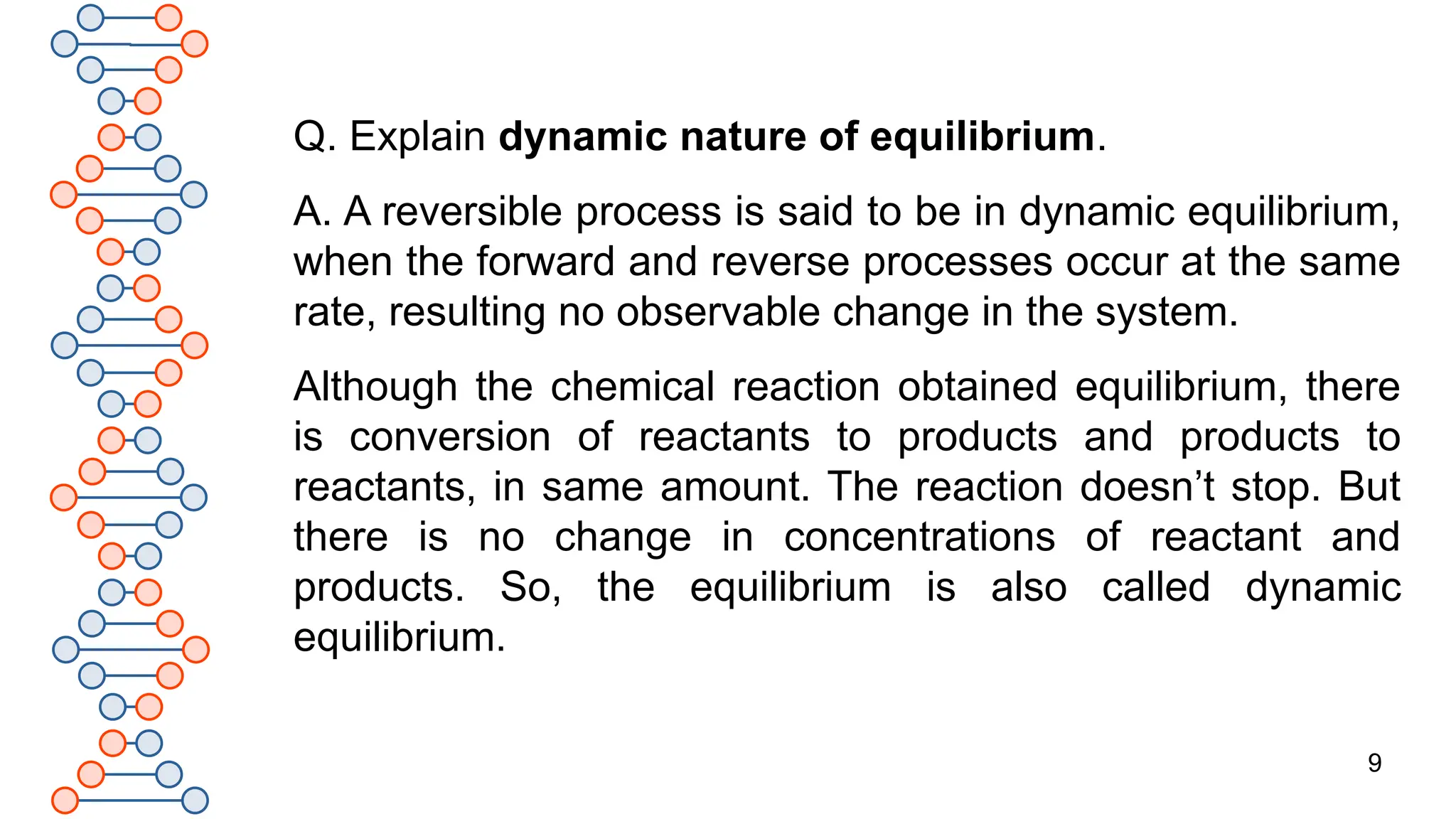 CHEMICAL EQUILIBRIUM, PART 1, CLASS 11 CHEMISTRY | PPTX