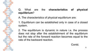 CHEMICAL EQUILIBRIUM, PART 1, CLASS 11 CHEMISTRY | PPTX