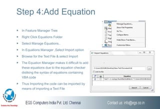 Equation Driven Macros | Ppt