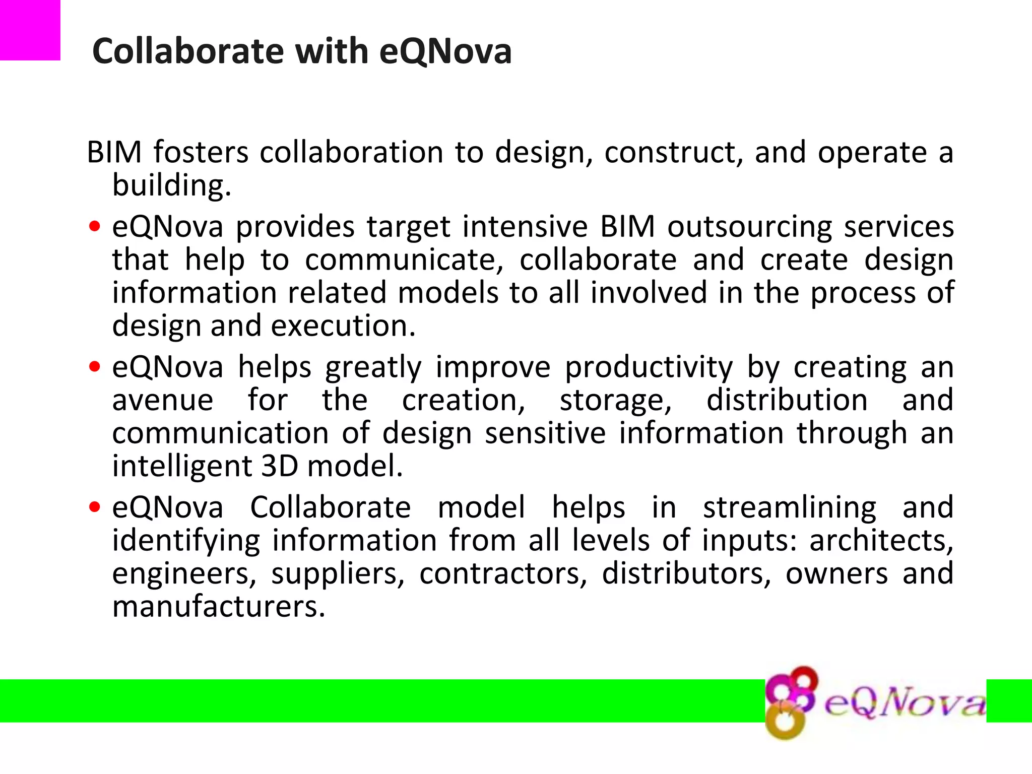eQNOva BIM Services | PPTX