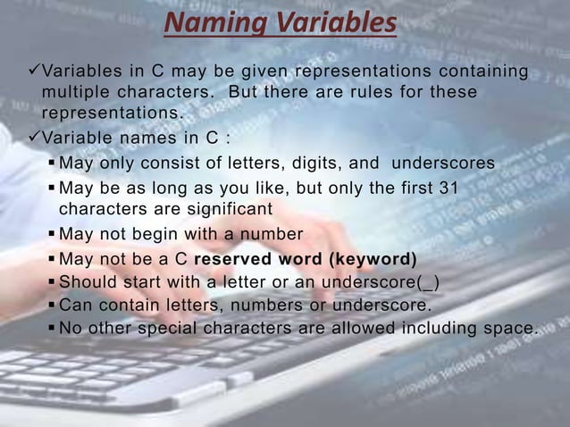 C language ppt | PPTX | Programming Languages | Computing