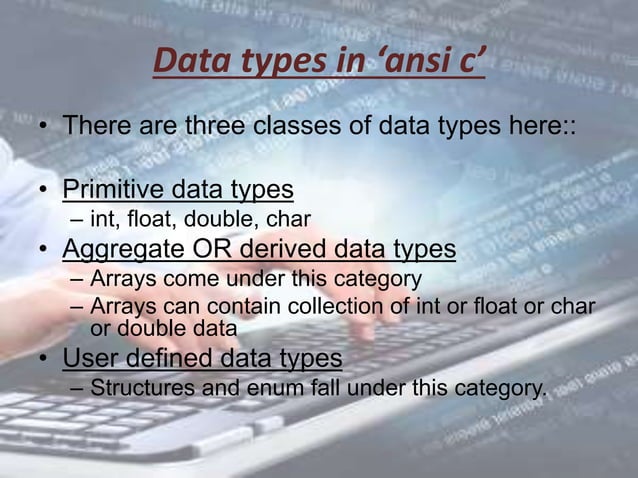 C language ppt | PPTX | Programming Languages | Computing