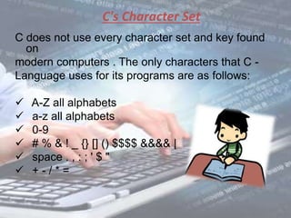 C language ppt | PPTX