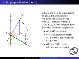 Rette parallele e perpendicolari | PDF