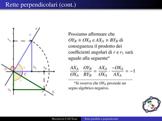 Rette parallele e perpendicolari | PDF