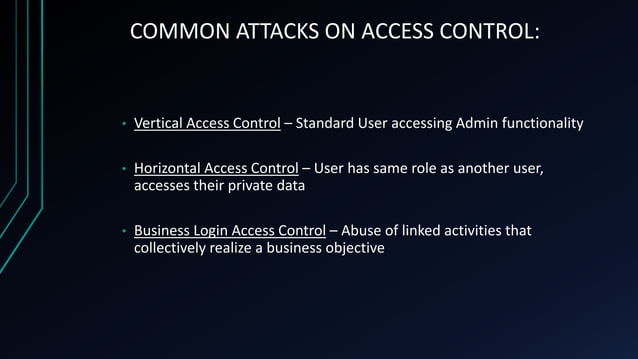 A7 Missing Function Level Access Control | PPTX | Web Development | Internet