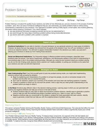 EQ-i Sample Workplace Report | PDF