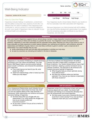 EQ-i Sample Workplace Report | PDF