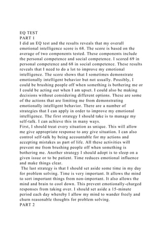 EQ TESTPART 1I did an EQ test and the results reveals that my .docx ...