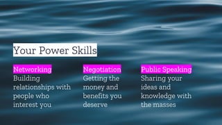 Power Skills: Building influence and relationships in your career | PPT