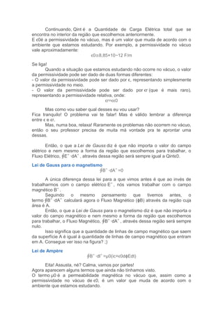 Equações de maxwell | PDF