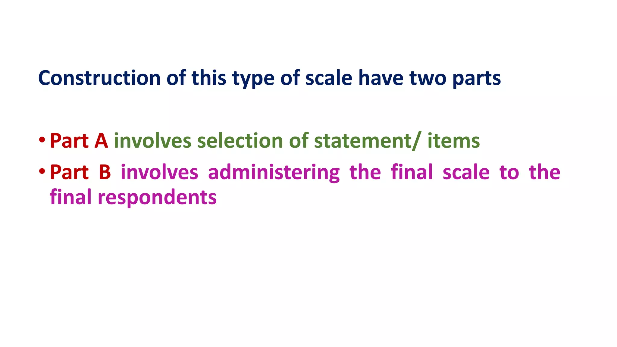 Equal appearing interval scale | PPTX