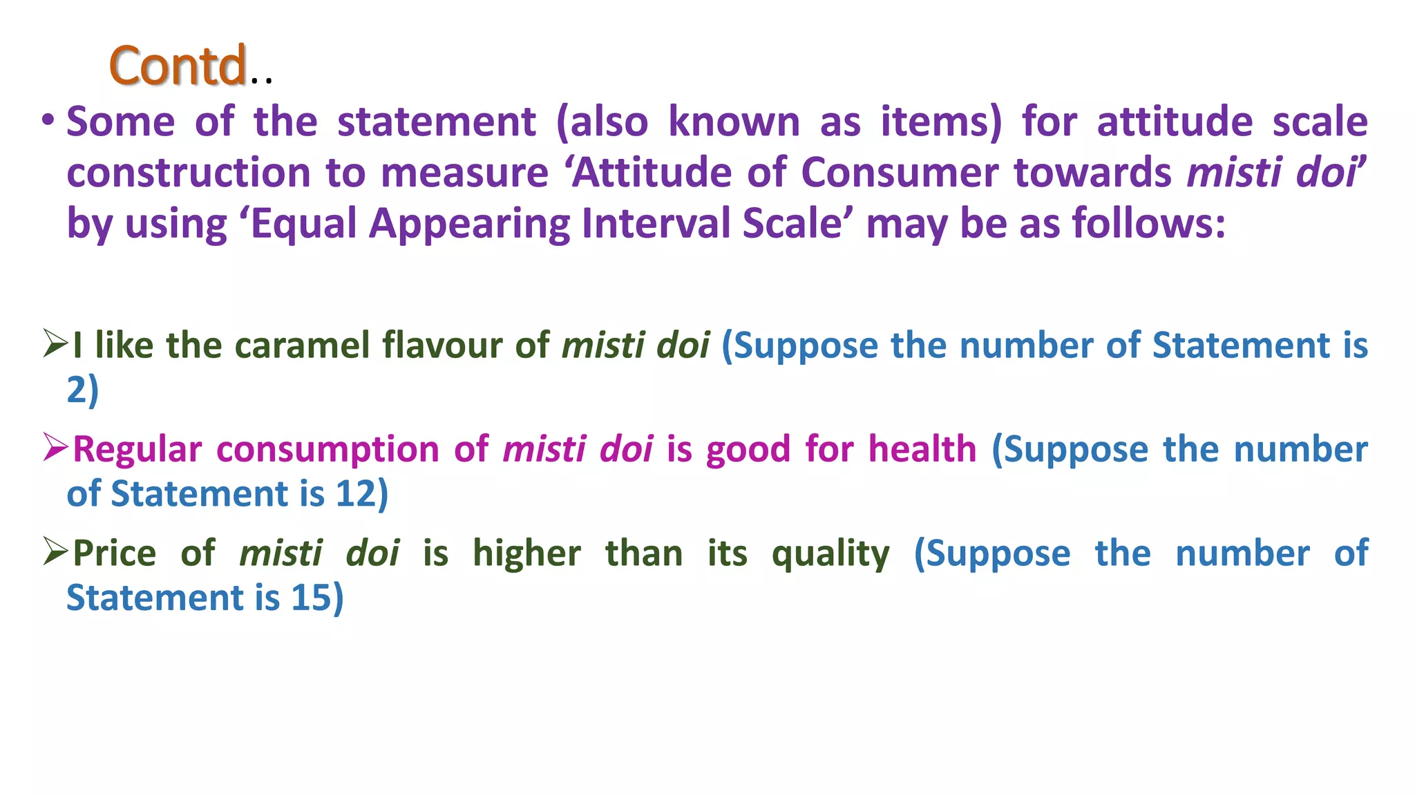 Equal appearing interval scale | PPTX