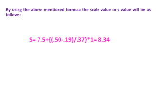Equal appearing interval scale | PPTX