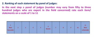 Equal appearing interval scale | PPTX