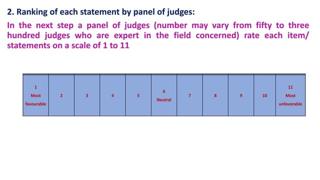 Equal appearing interval scale | PPTX | Science