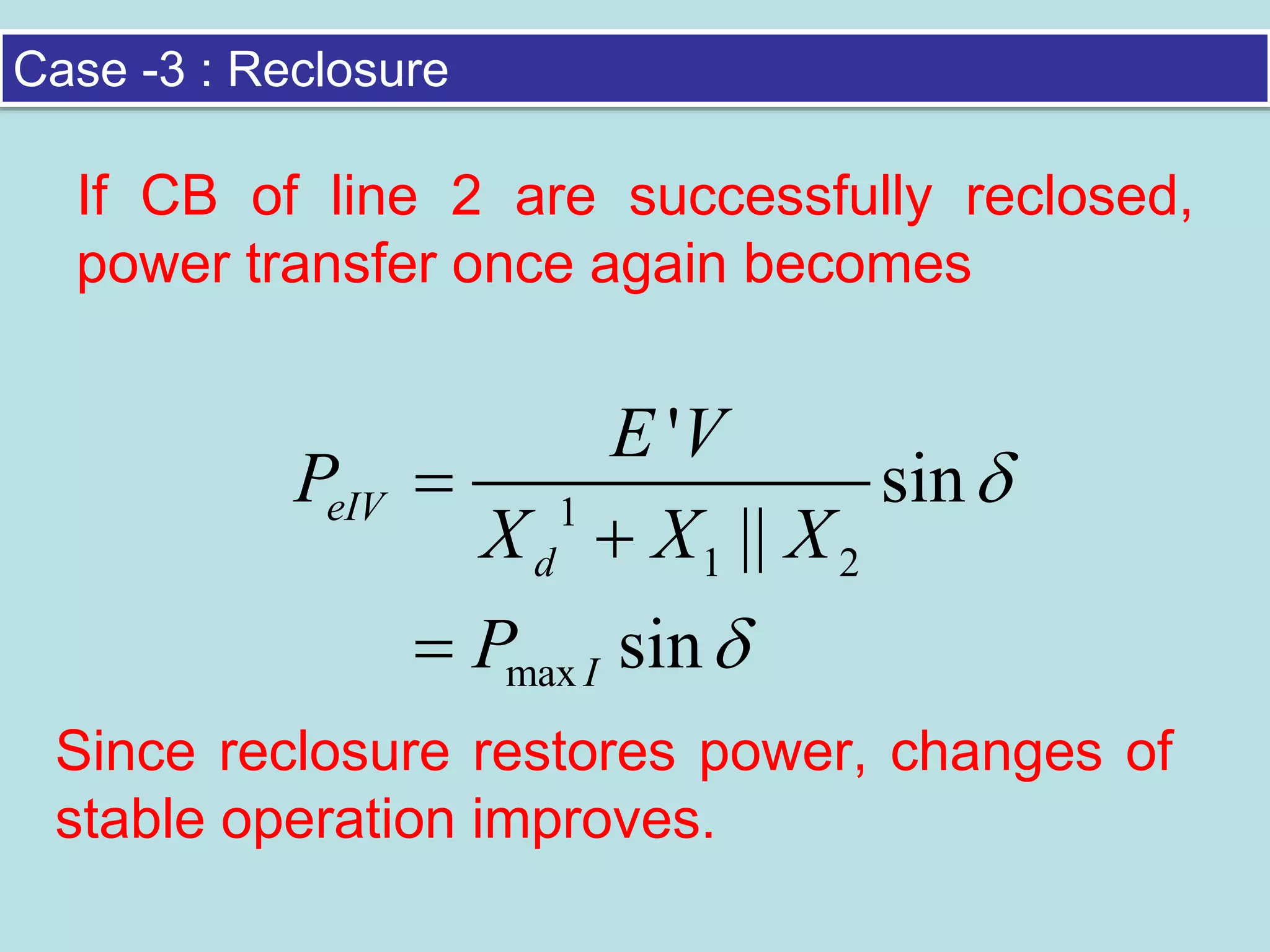 Equal Area Criterion for Transient Stability Studynew.pptx