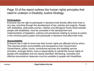 Equal before the law - HRC Report | PPT