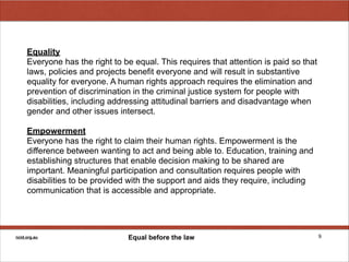 Equal before the law - HRC Report | PPT
