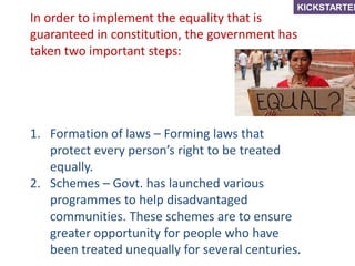Equality (Grade 7 - Civics) | PPSX