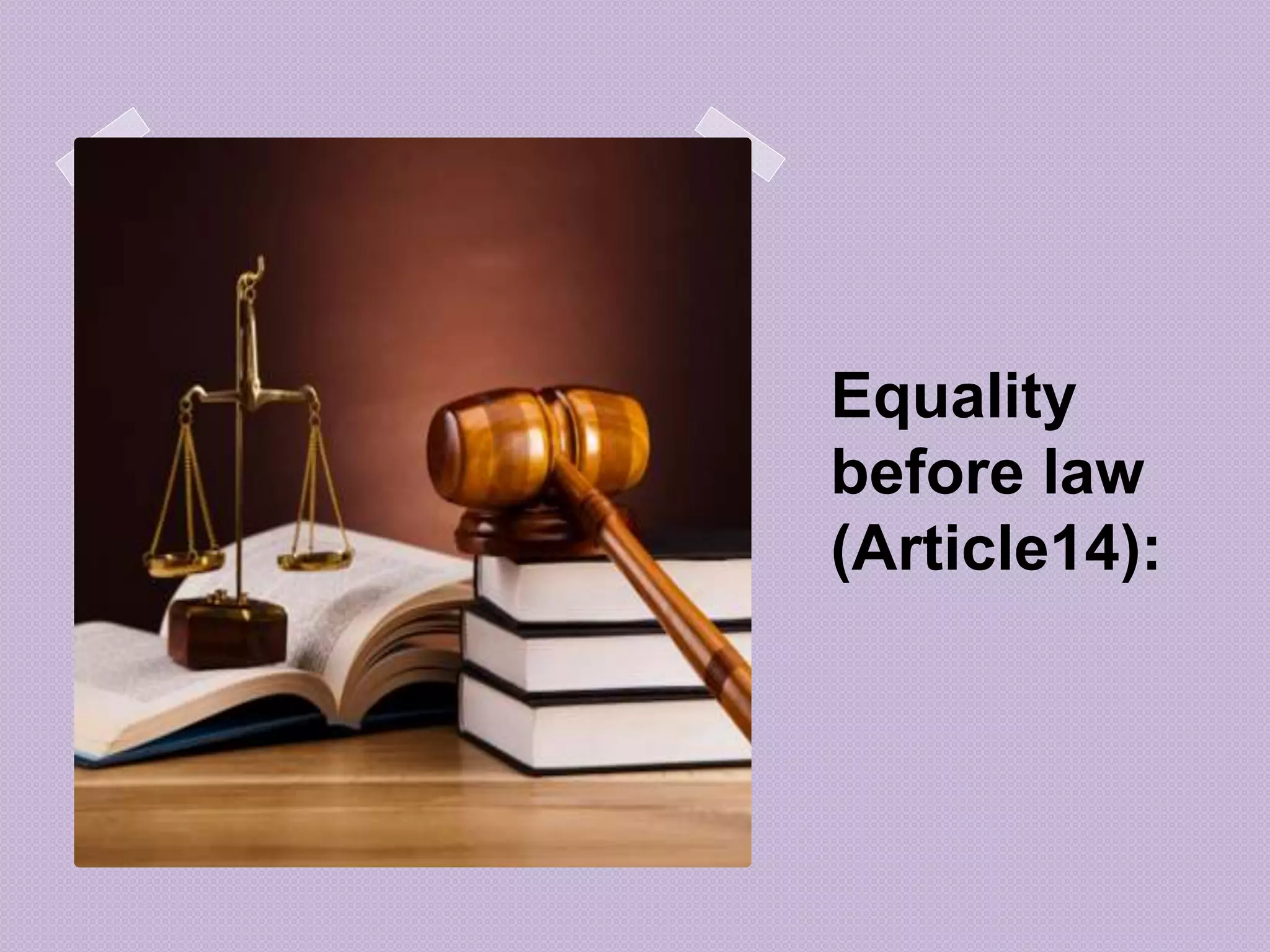 Rights to equality | PPTX