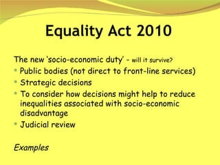 Equality Act 2010 | PPT