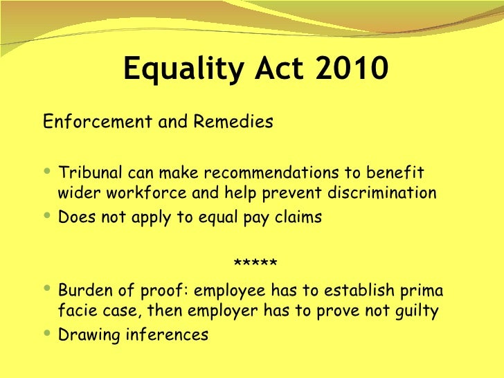 Equality Act 2010