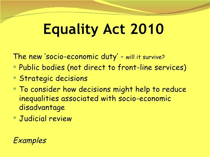 Equality Act 2010