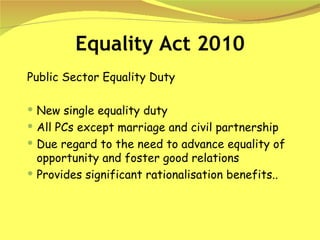 Equality Act 2010 | PPT