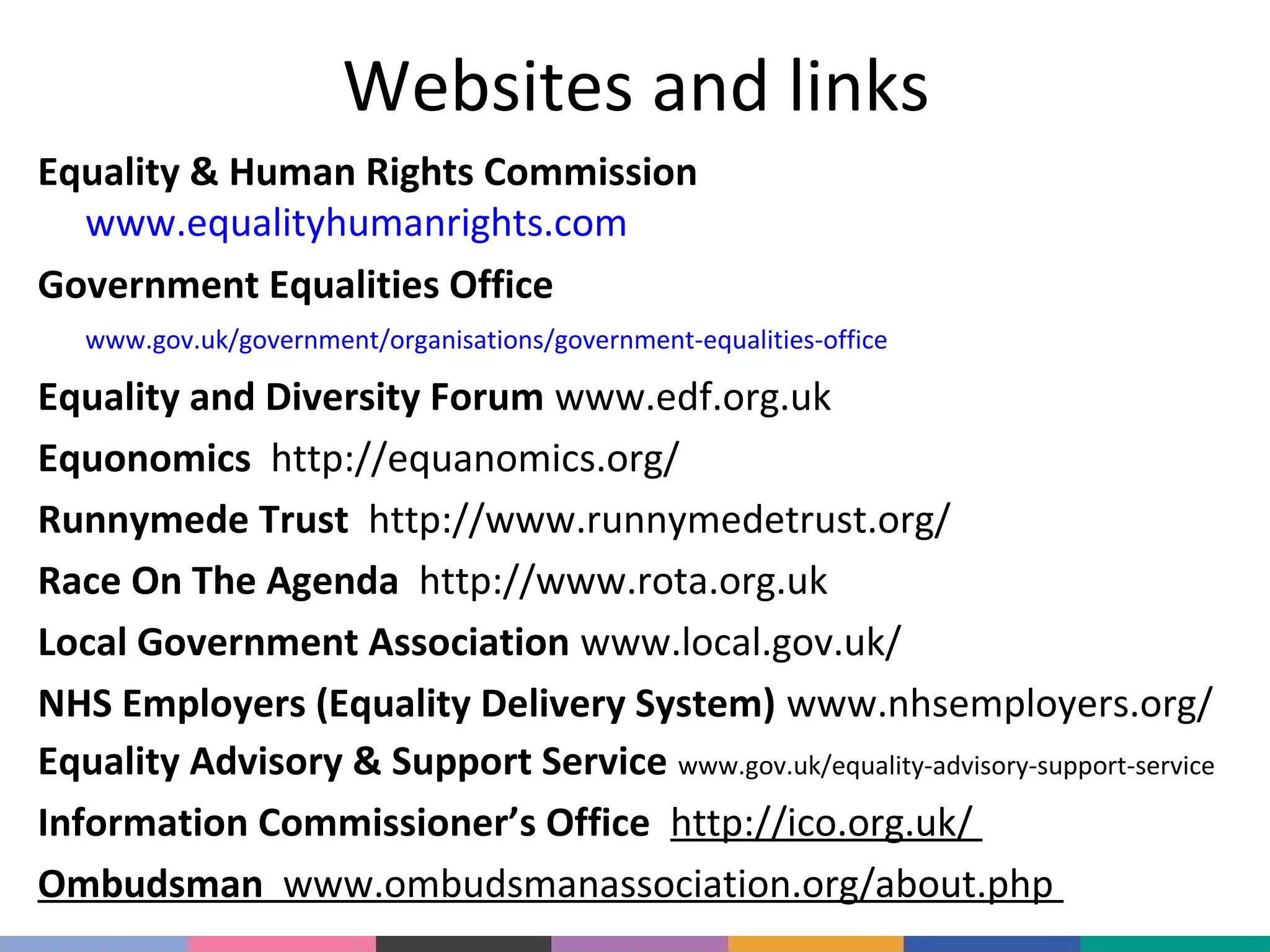 Equality act race equality | PPT