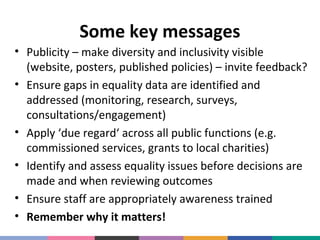 Equality and diversity in local government | PPT