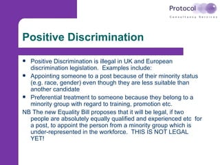 Equality and Diversity Presentation | PPT