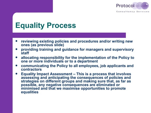 Equality and Diversity Presentation | PPT