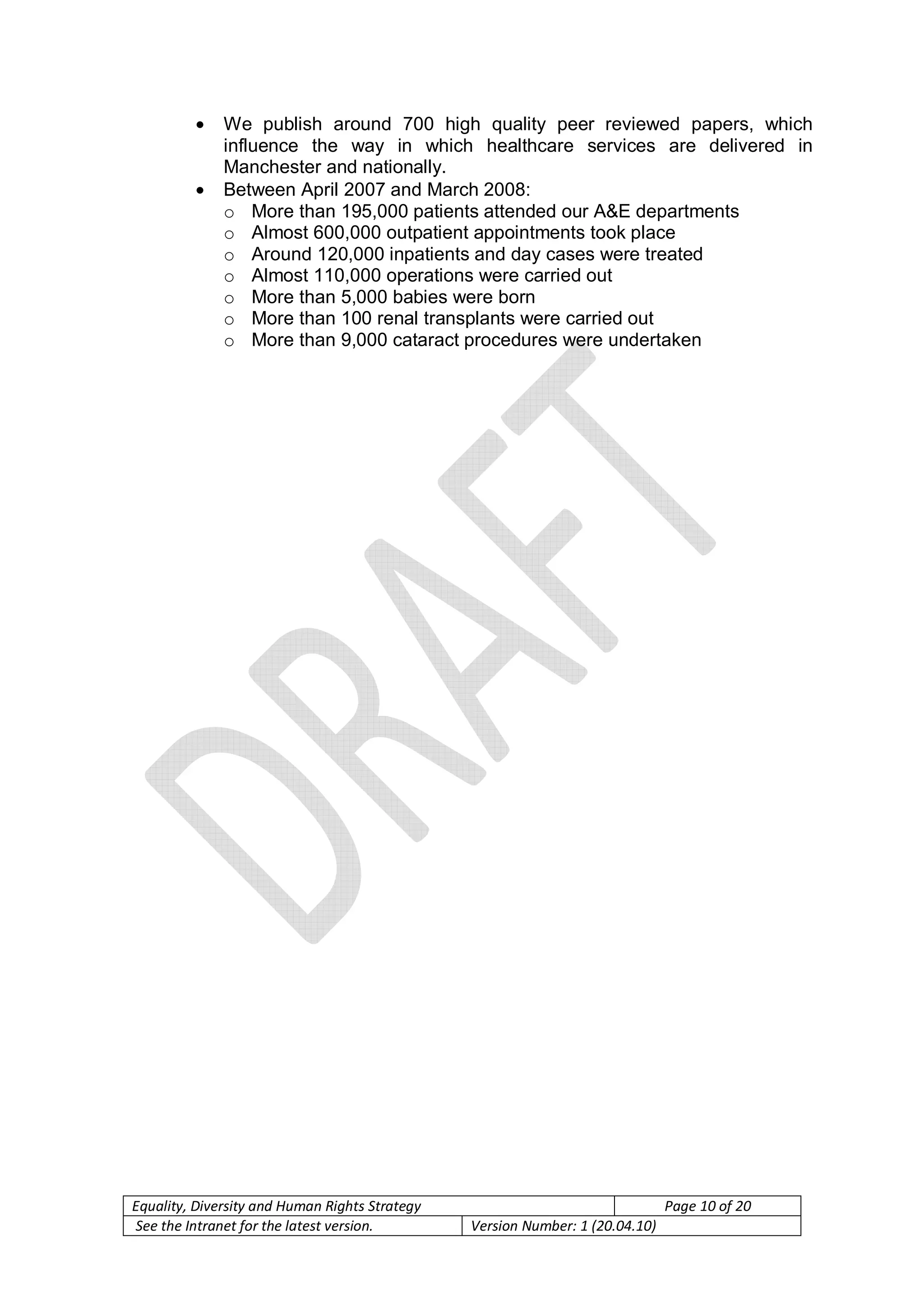 Equality diversity and human rights scheme | PDF