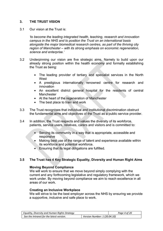 Equality diversity and human rights scheme | PDF