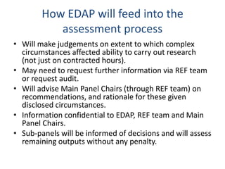 Equality & Diversity and the REF | PPTX
