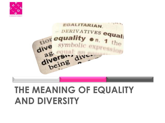Equality & diversity definitions | PPTX