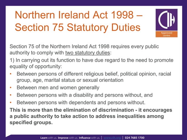 Equality, Diversity & Inclusion - NI | PPTX