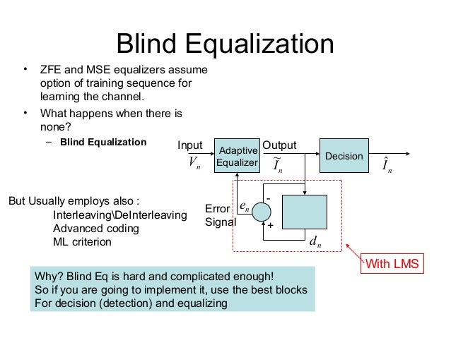 Equalization