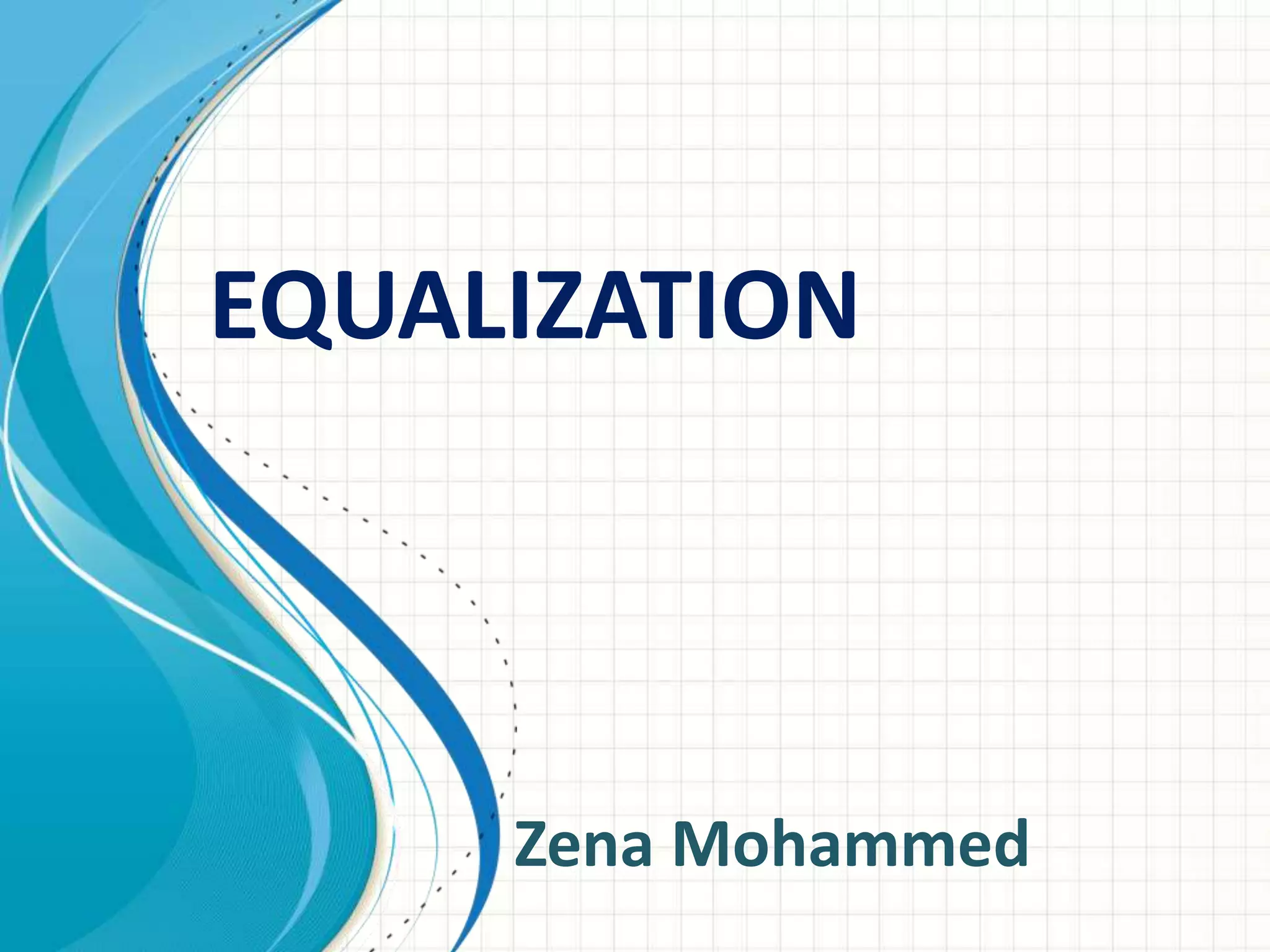 Equalization Definition