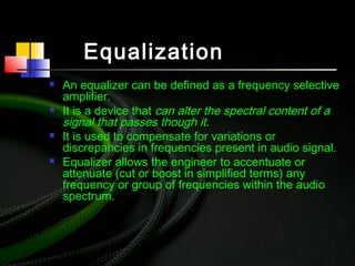Equalization | PPT