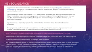 Federal Transfers to Provinces - Canada | PPTX